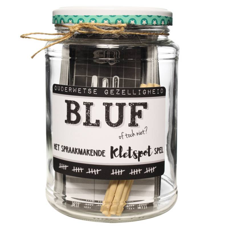 Kletspot Bluf - Het Kletspot Spel - KunstZinnig Kado- en Woonwinkel Kletspot Bluf - Het Kletspot Spel - KunstZinnig Kado- en Woonwinkel