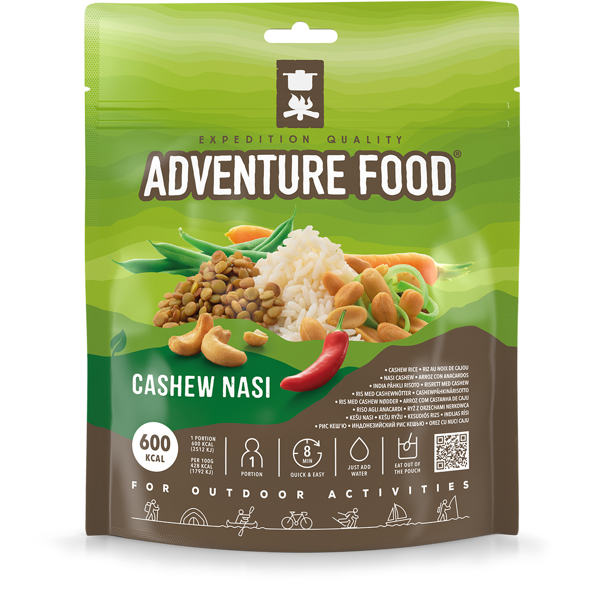 adventure food cashew nasi - Buitensportvoeding.nl