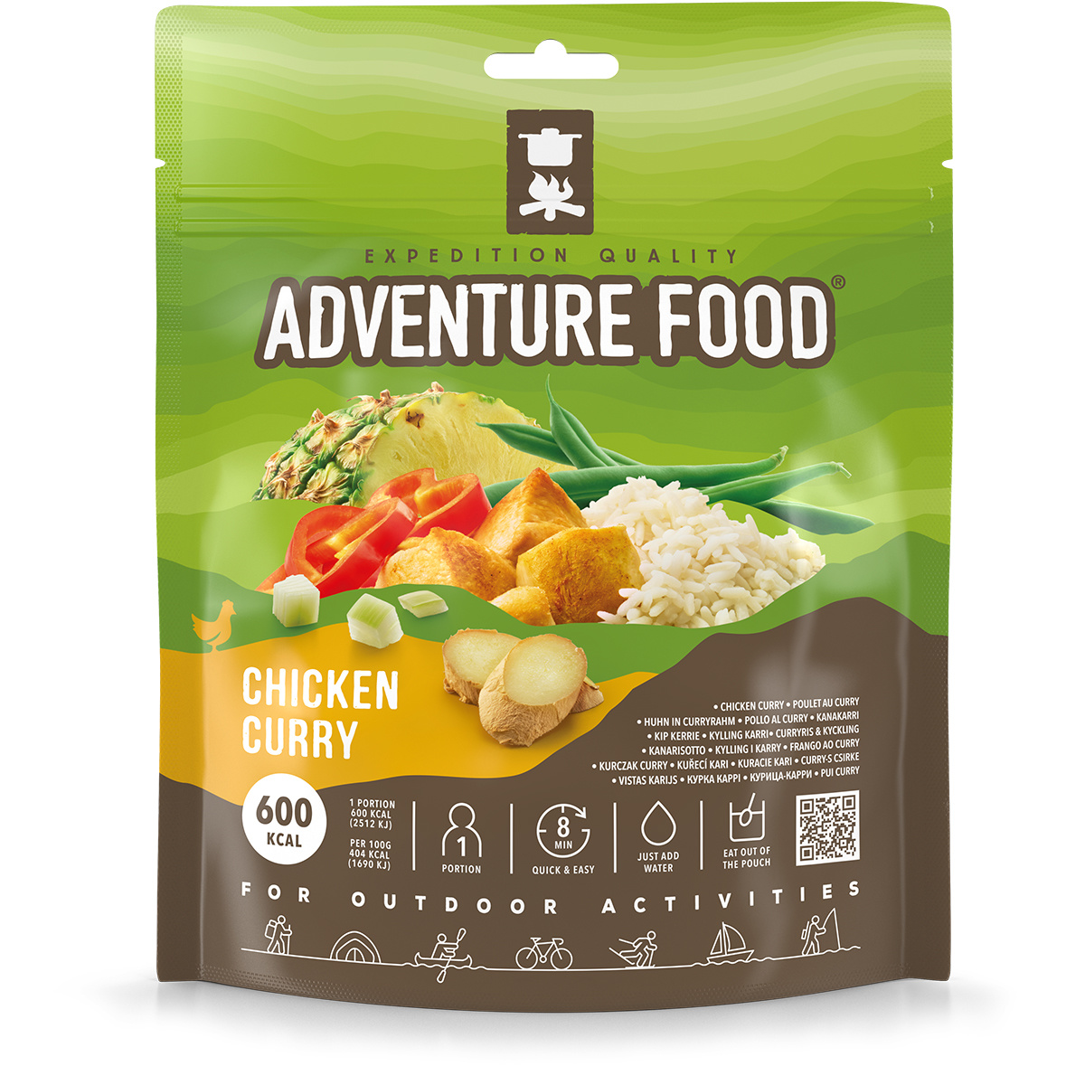 adventure food chicken curry - Buitensportvoeding.nl