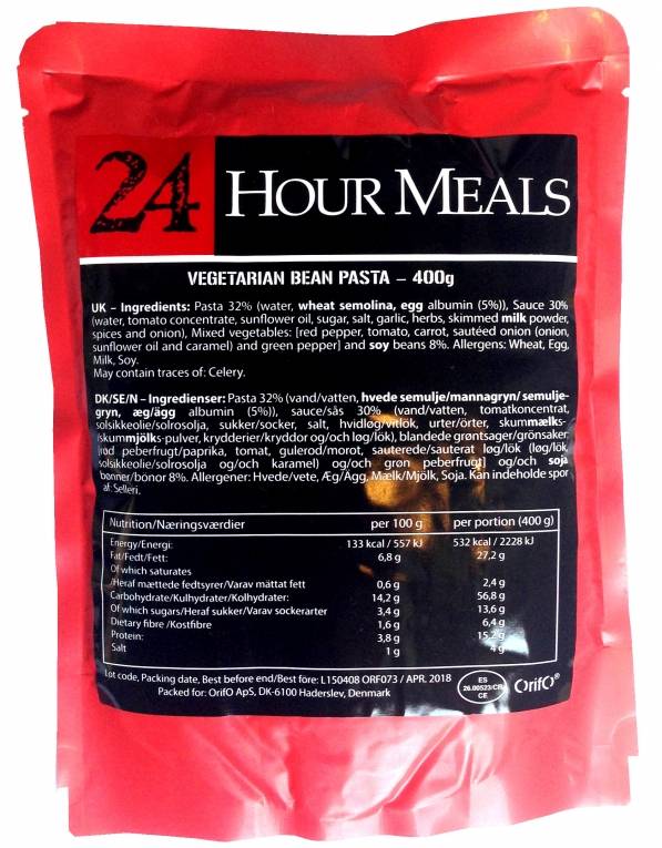 Vegetarian Bean Pasta - Buitensportvoeding.nl