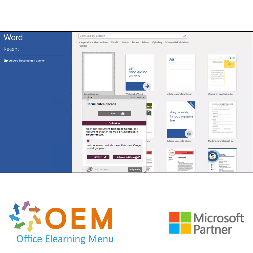 Word 365 Course Basic E-Learning - OEM ICT Training & Advice