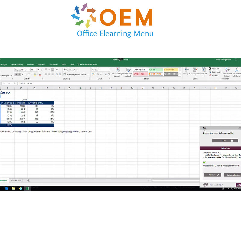 Microsoft Office 365 2019 Cursus Basis E-Learning - OEM