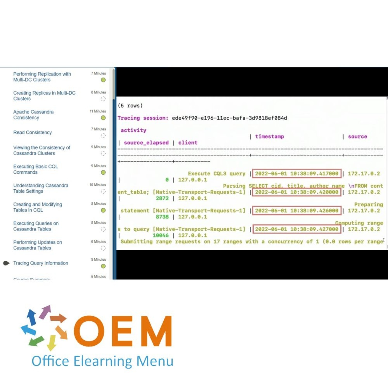 Data Infrastructure with Apache Cassandra E-Learning Training - OEM