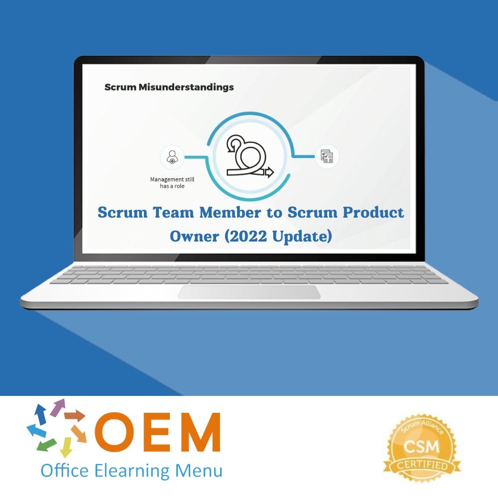 Scrum Team Member to Scrum Product Owner (2022 Update)Training - OEM