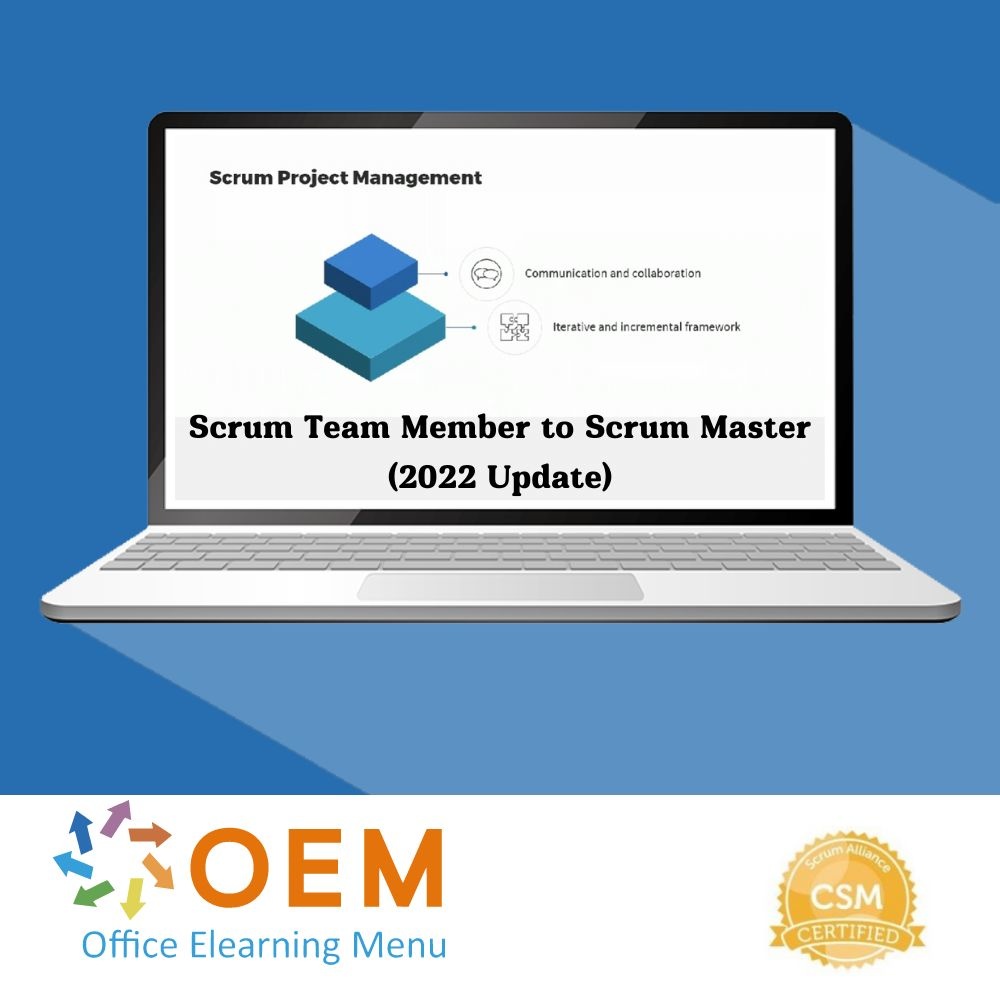 Scrum Team Member to Scrum Master (2022 Update) Training - OEM