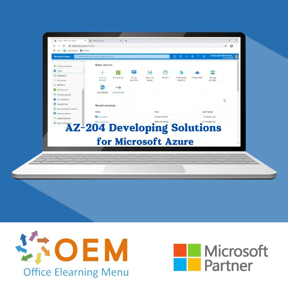 AZ-204 Developing Solutions for Microsoft Azure Training - OEM
