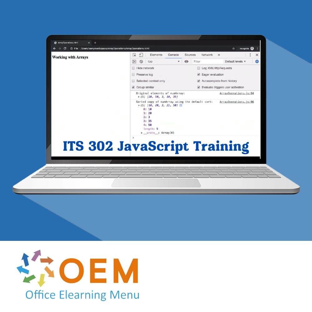 ITS 302 JavaScript Training - OEM ICT Trainingen & Advies
