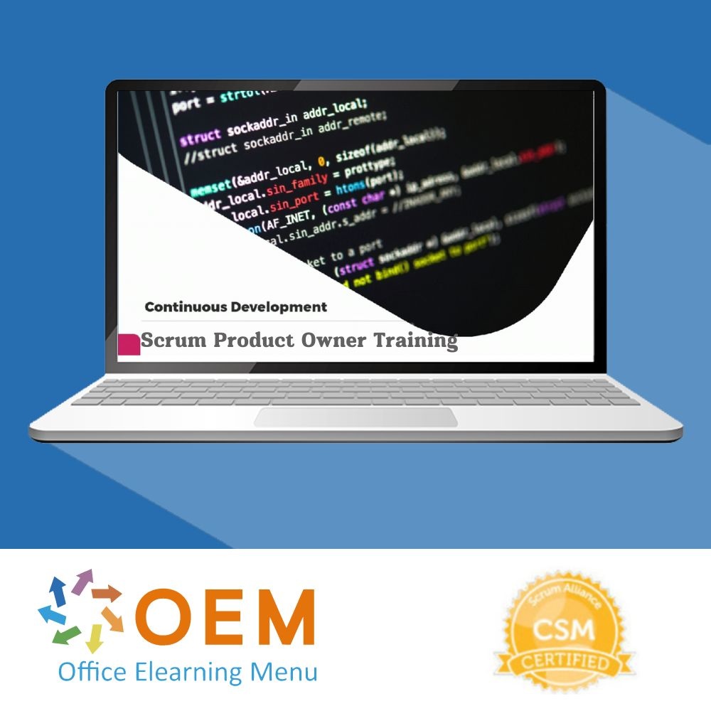 Scrum Product Owner E-Learning Training - OEM