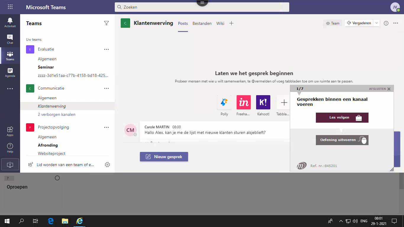Microsoft Teams Cursus E-Learning Online - OEM ICT Trainingen & Advies