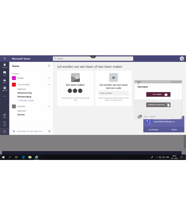 Microsoft Teams Cursus E-Learning Online - OEM ICT Trainingen & Advies