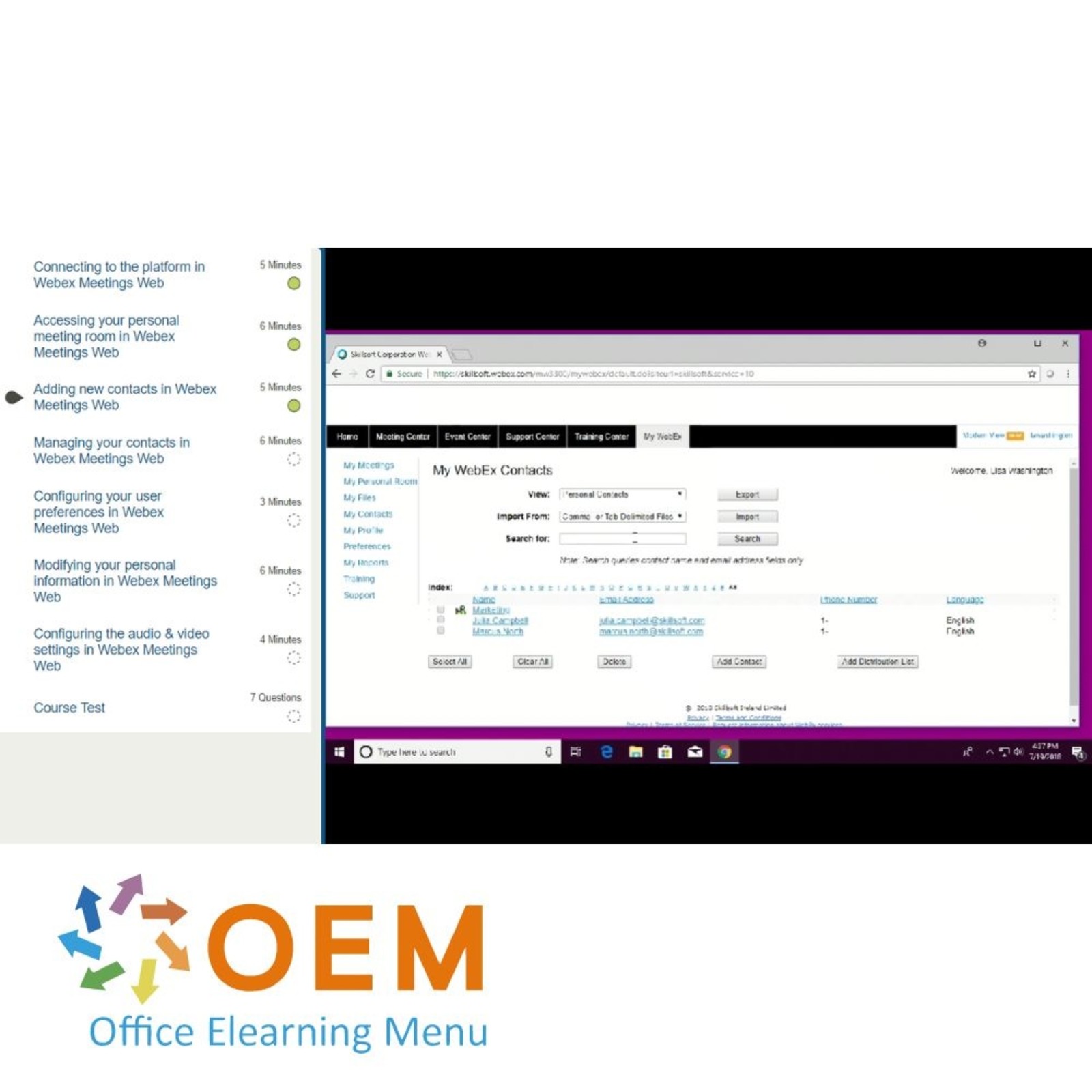 Cisco WebEx for Web Training - OEM
