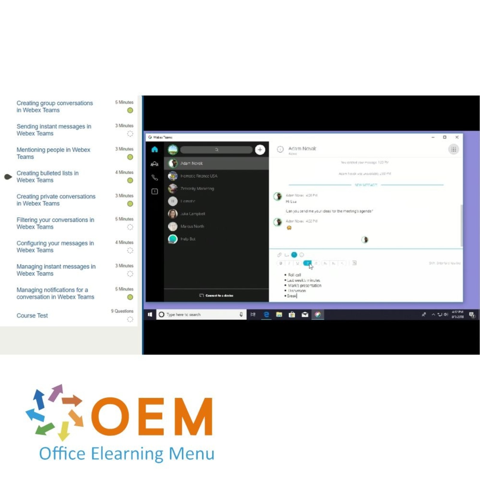 Cisco WebEx Teams Training - OEM