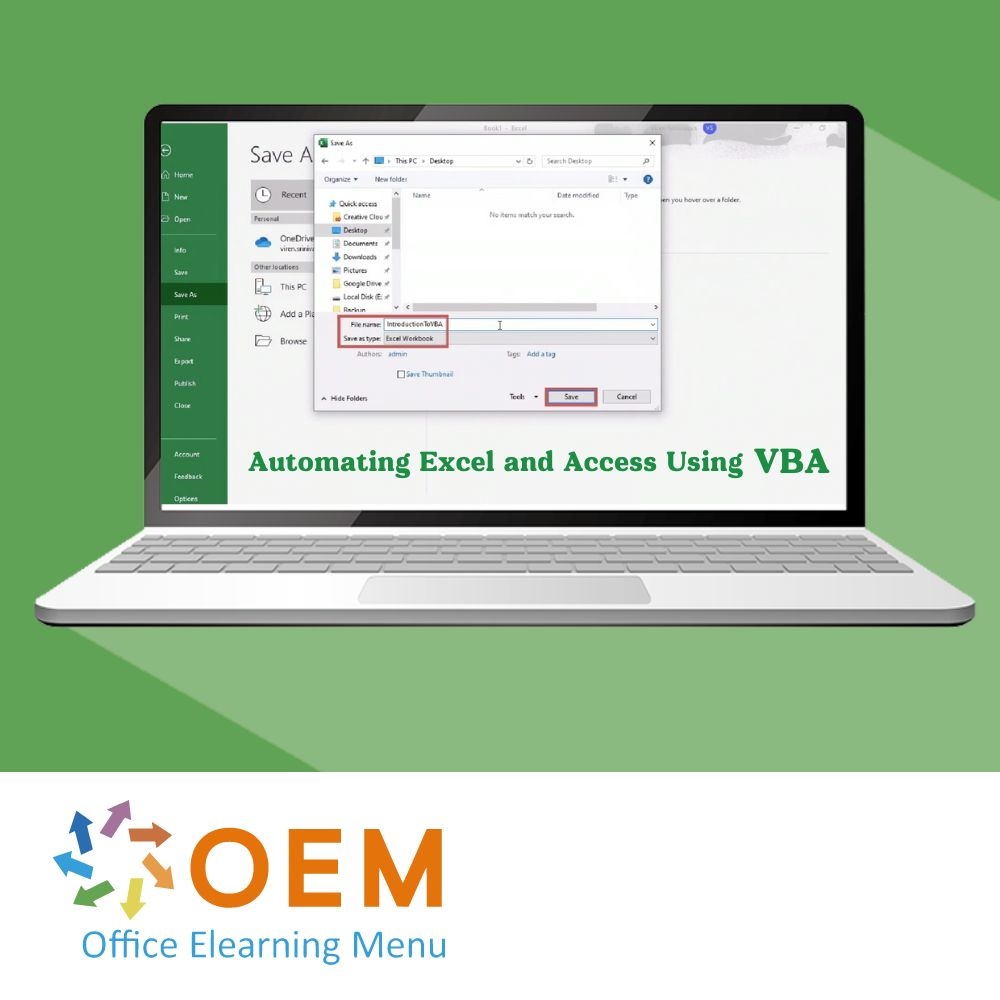 Automating Excel and Access Using VBA Cursus E-Learning - OEM ICT Trainingen & Advies