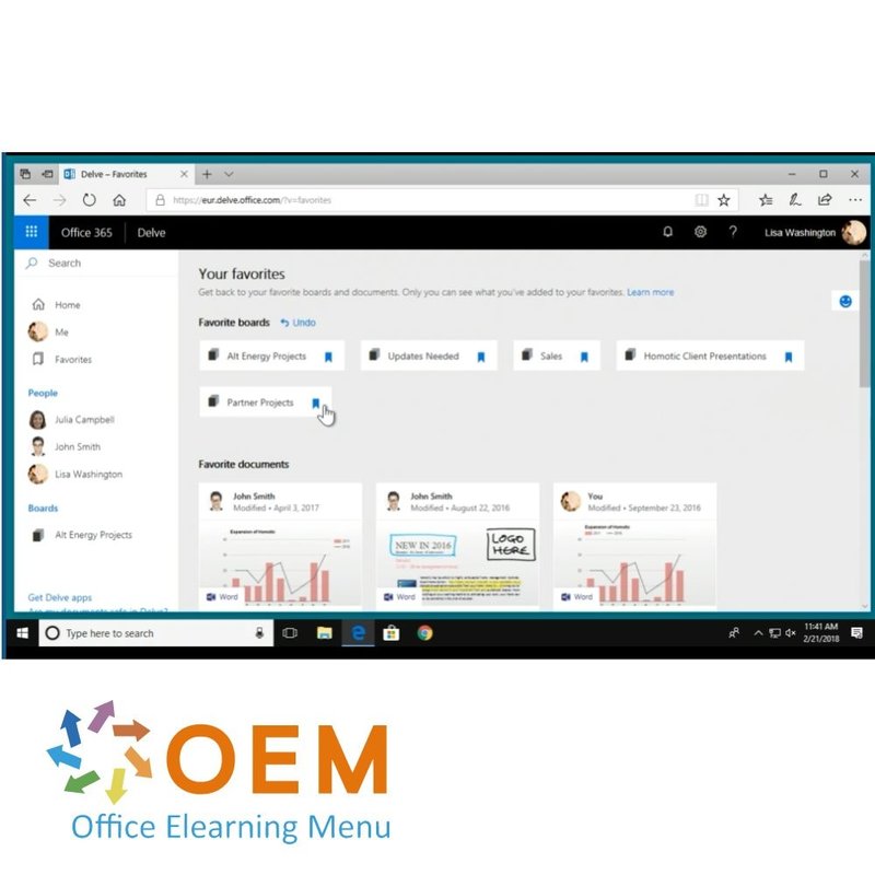 Microsoft Office 365 Delve Course E-Learning - OEM