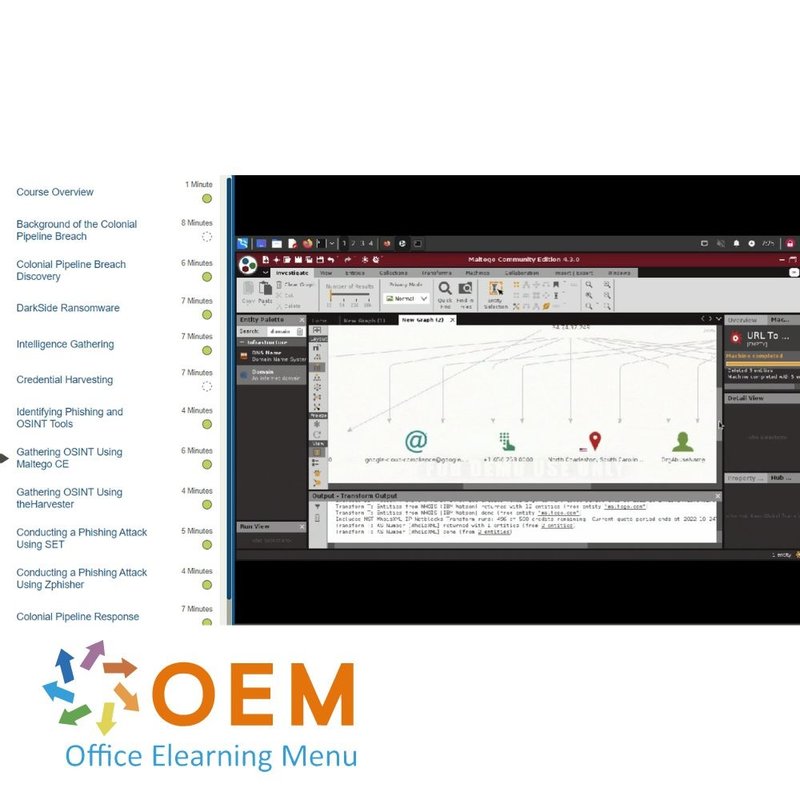SecOps Tools and 2021 Security Incidents E-Learning Training - OEM