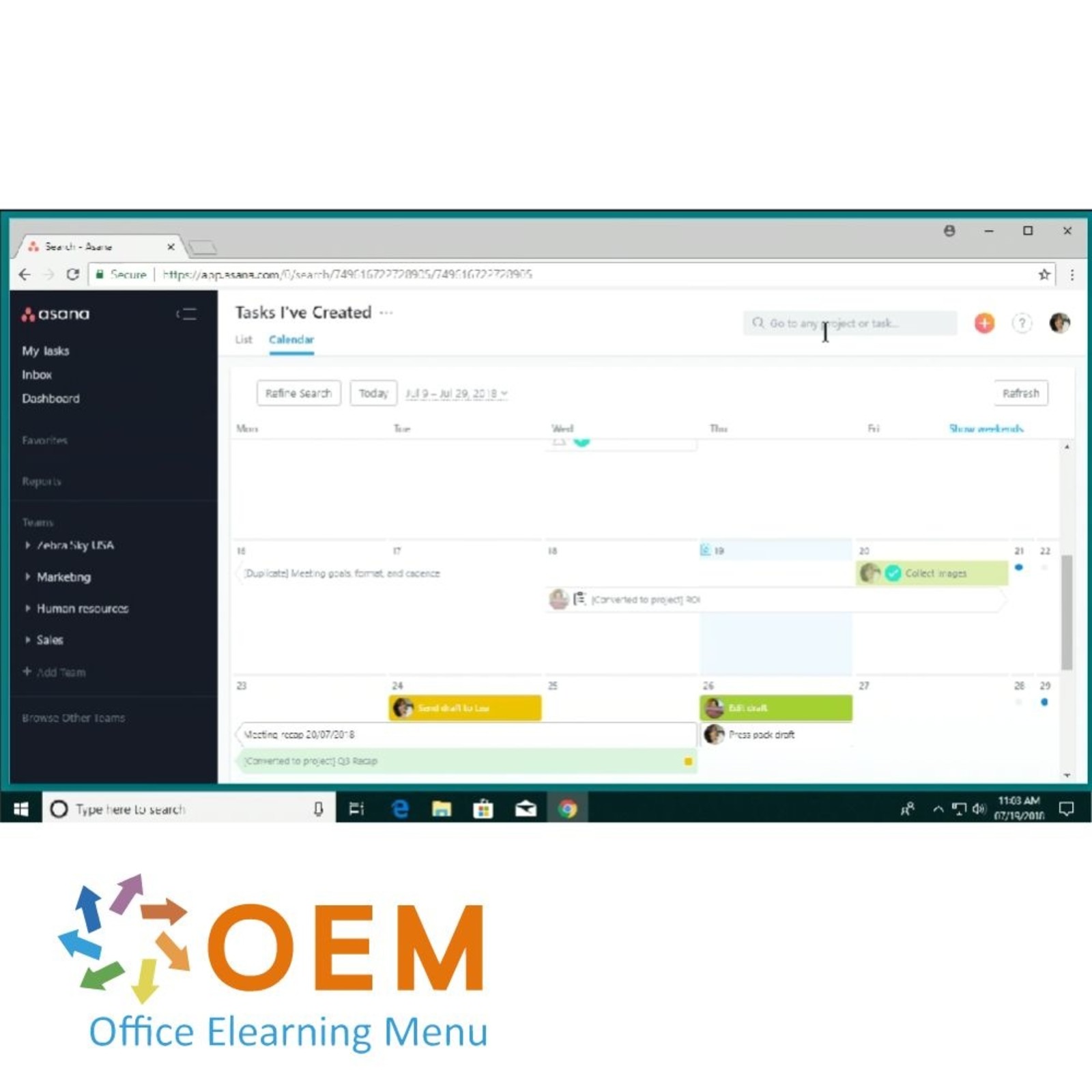 Asana Training - OEM