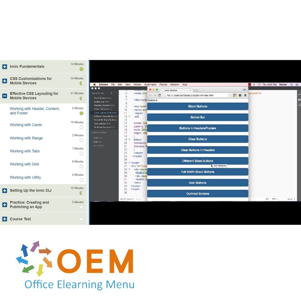 Ionic Framework Training - OEM