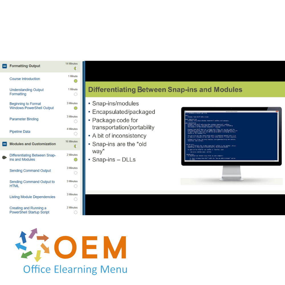 Microsoft PowerShell Collectie Training - OEM
