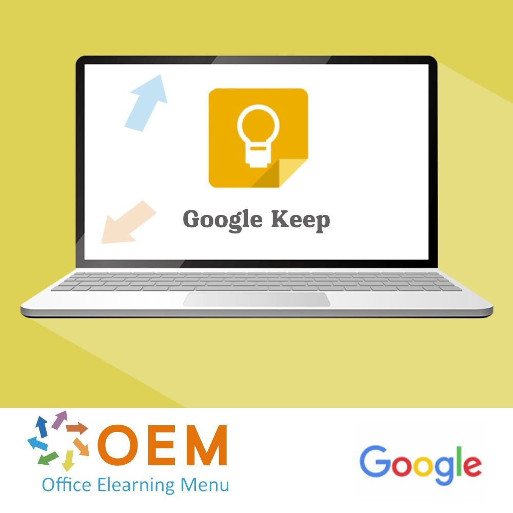 Google Keep Course Training Online E-Learning - OEM