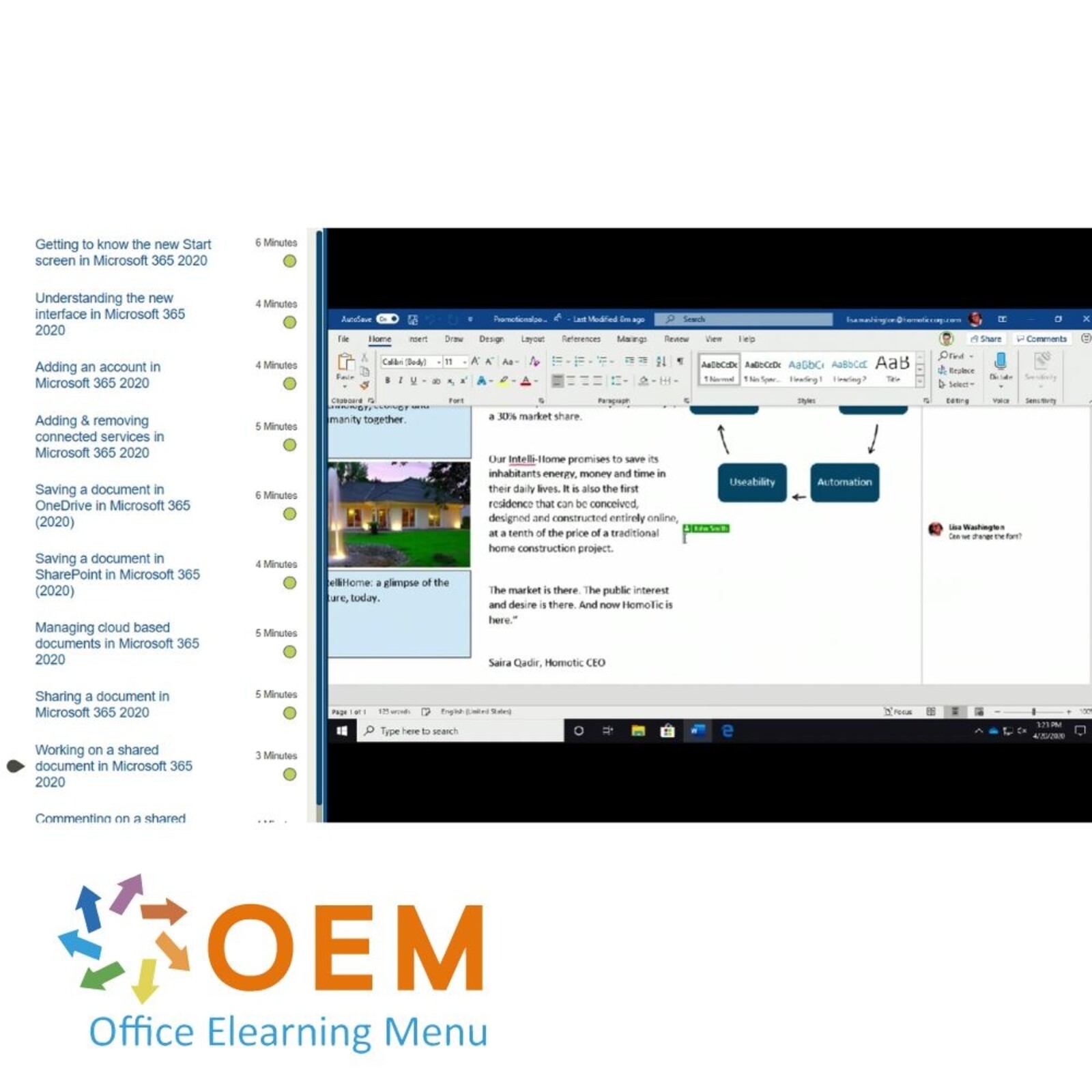 Transitioning to Office 365 Course E-Learning - OEM