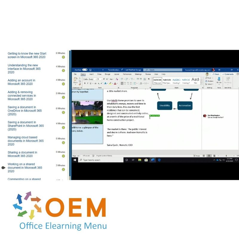 Transitioning to Office 365 Course E-Learning - OEM