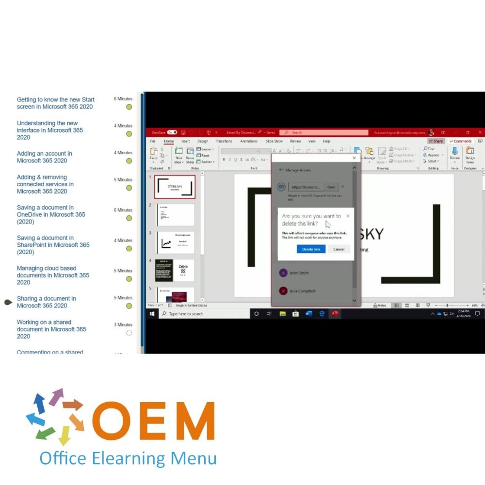 Transitioning to Office 365 Course E-Learning - OEM