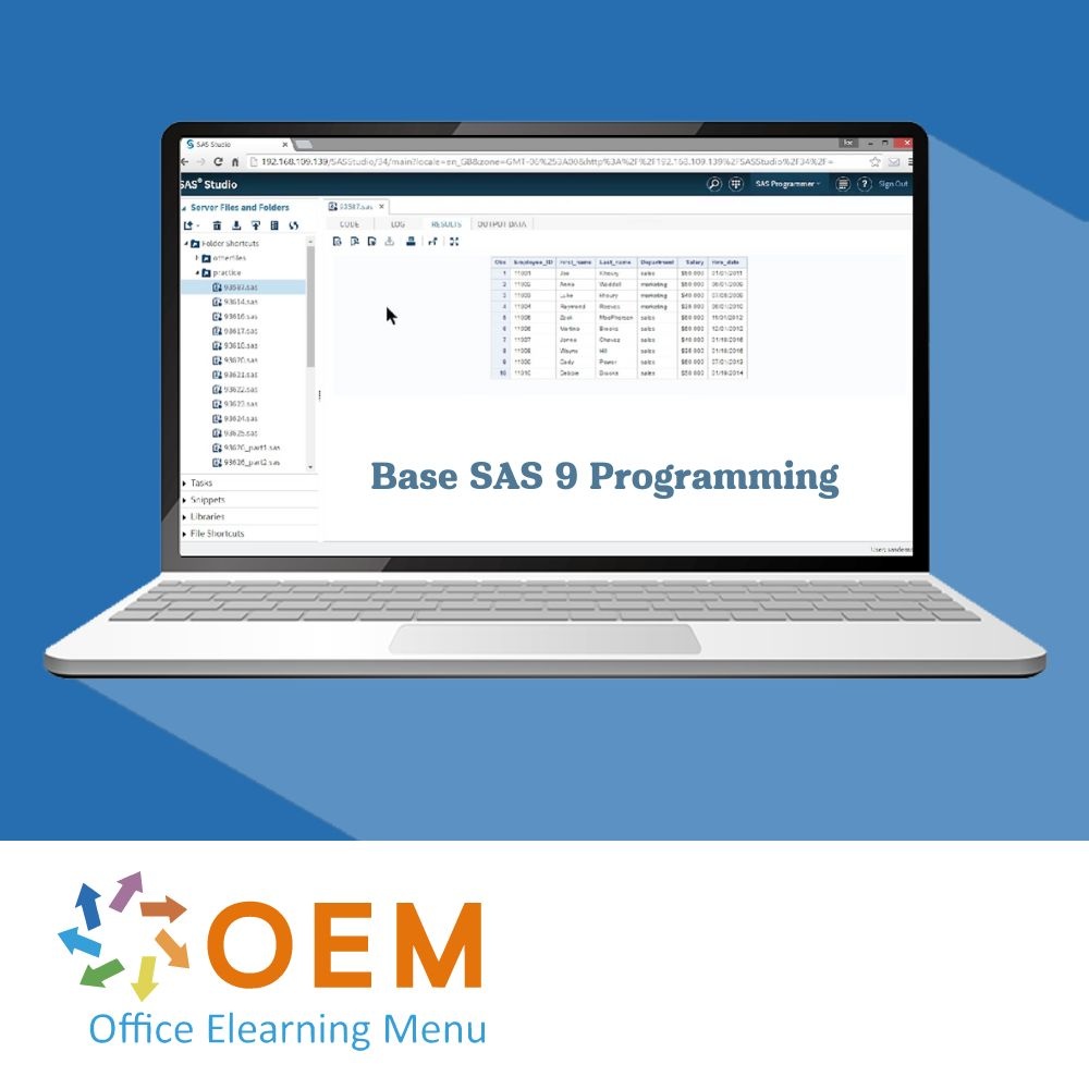 Base SAS 9 Programming Training - OEM ICT Trainingen & Advies