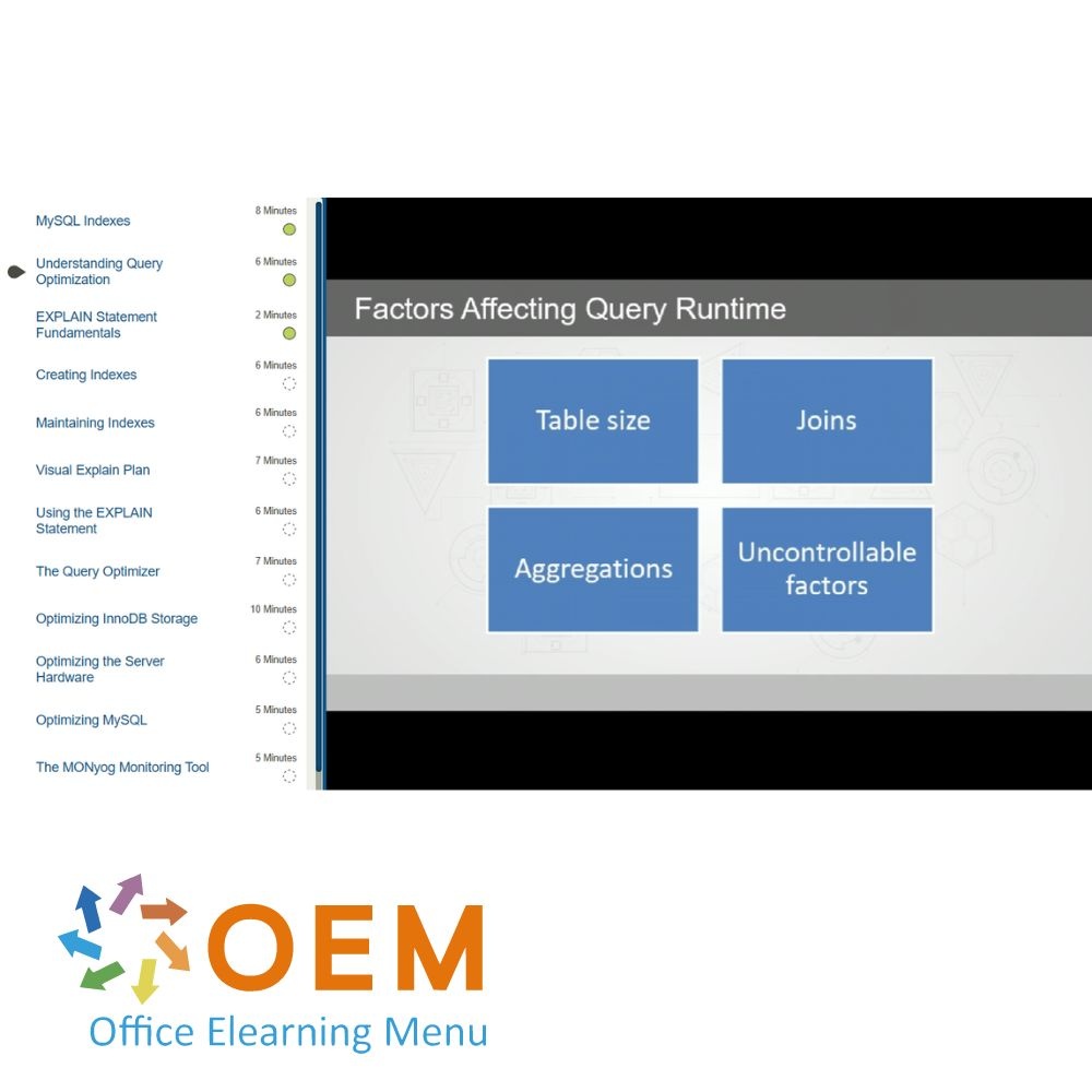 MySQL Database Development Training - OEM ICT Trainingen & Advies