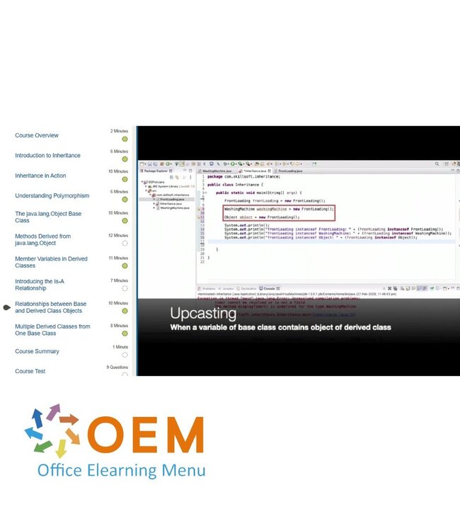 Object-Oriented Programming in Java Training - OEM ICT Trainingen & Advies
