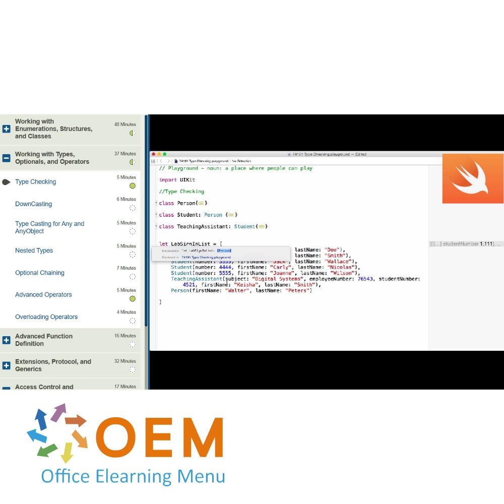 Introduction to Swift Programming Training - OEM ICT Training & Advice