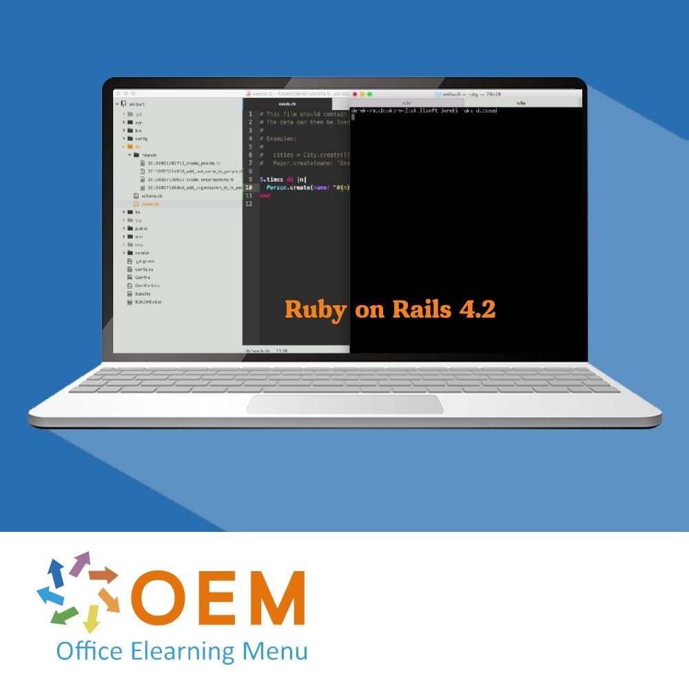 Ruby on Rails 4.2 E-Learning Training Online - OEM ICT Trainingen & Advies