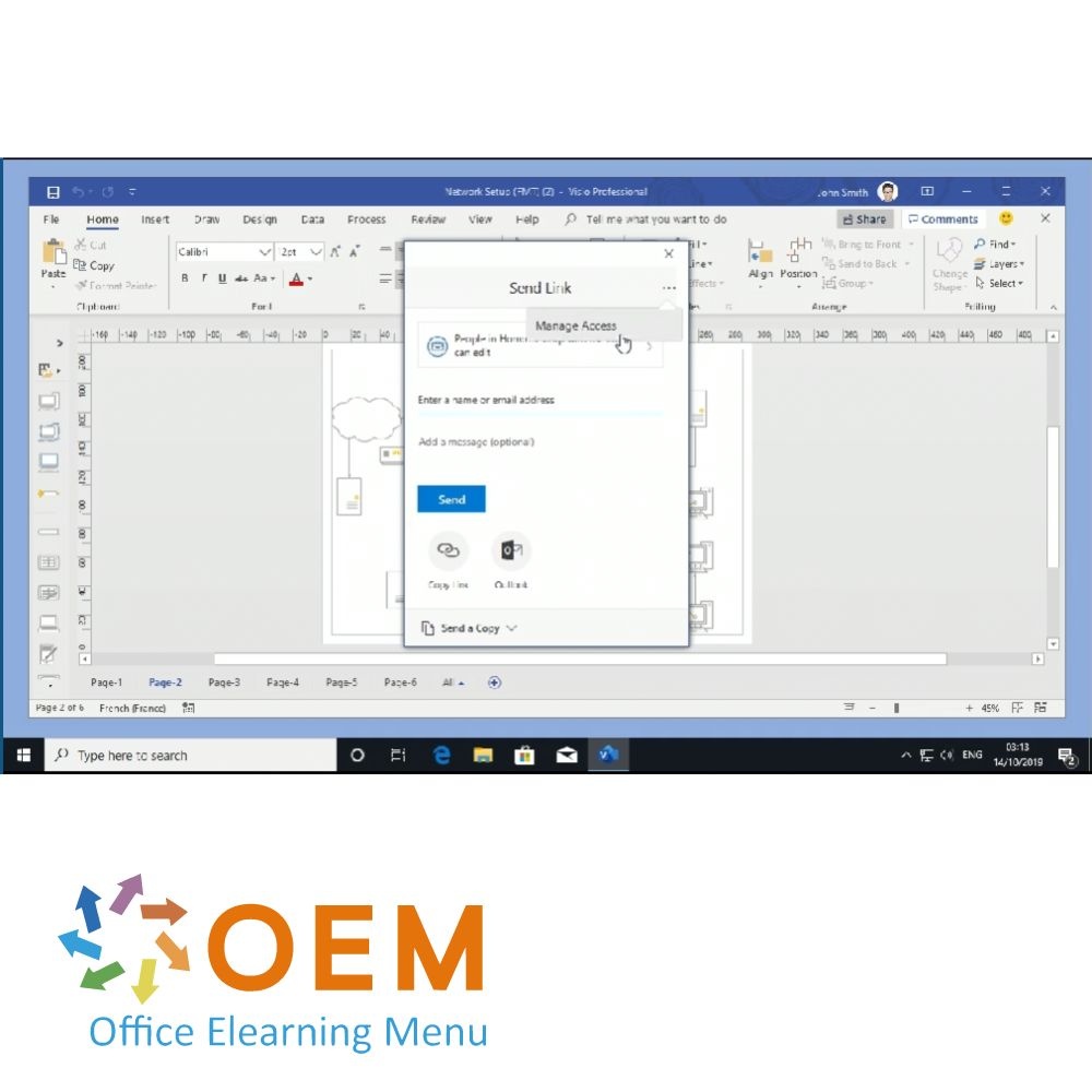 Visio 2019 Course E-Learning - OEM ICT Training & Advice
