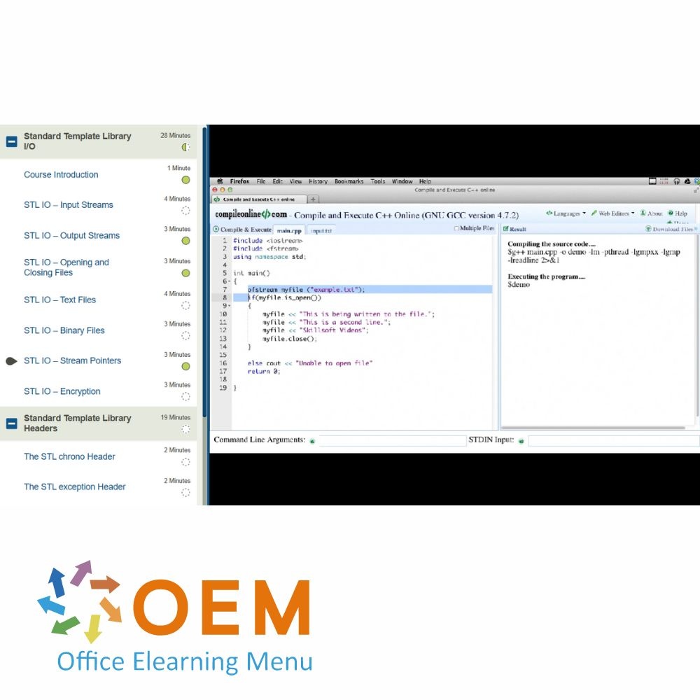 Programming in C++ Training - OEM ICT Training & Advice