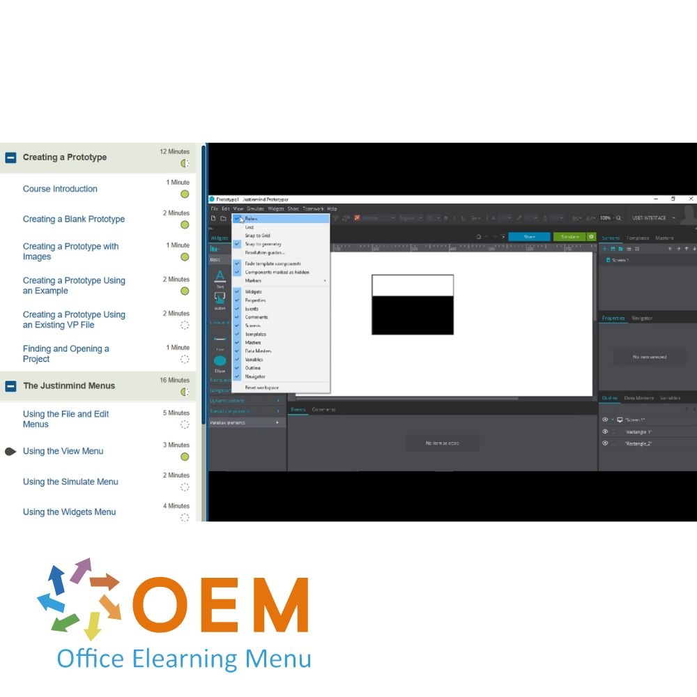 Using Justinmind Training - OEM ICT Trainingen & Advies