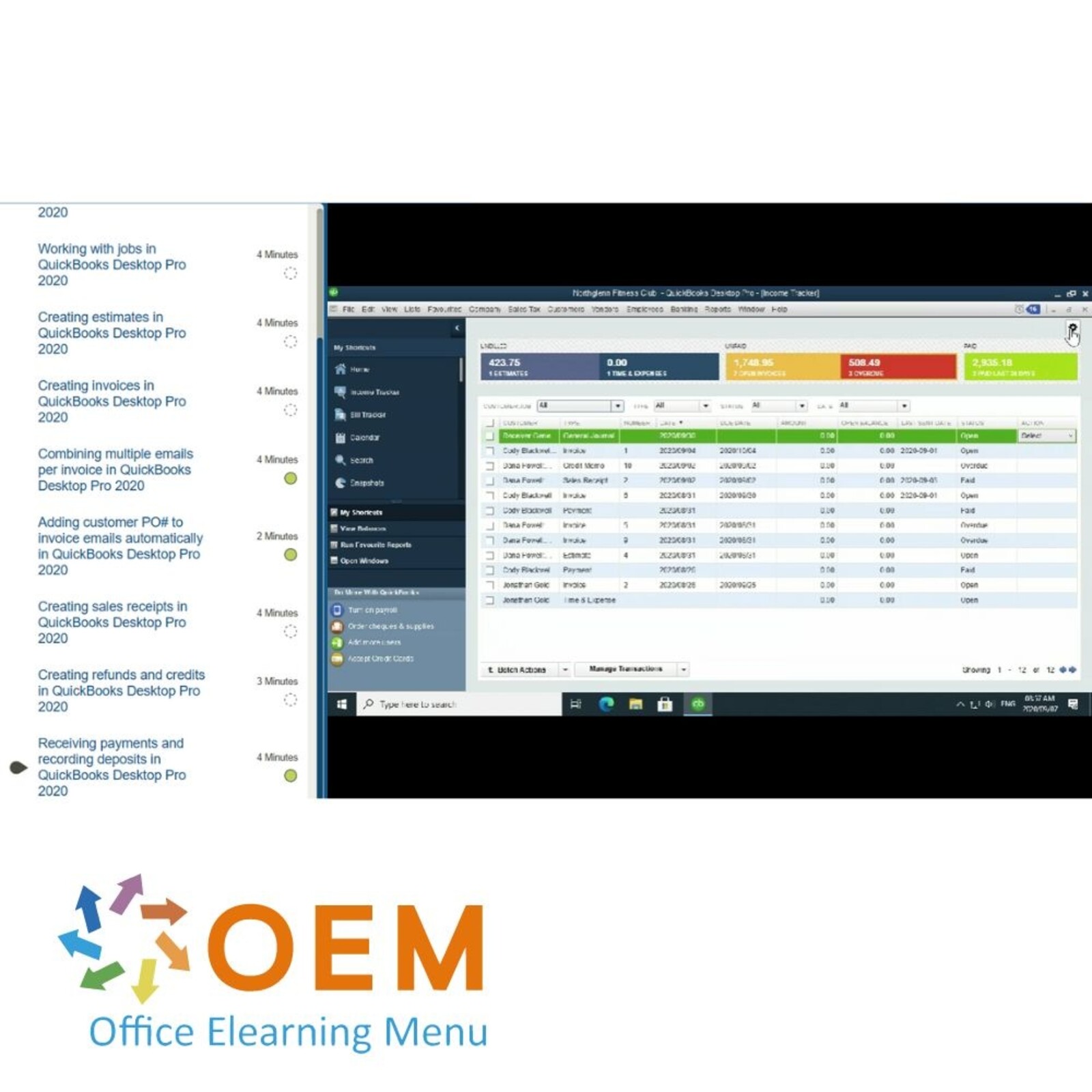 QuickBooks Pro 2020 Training - OEM