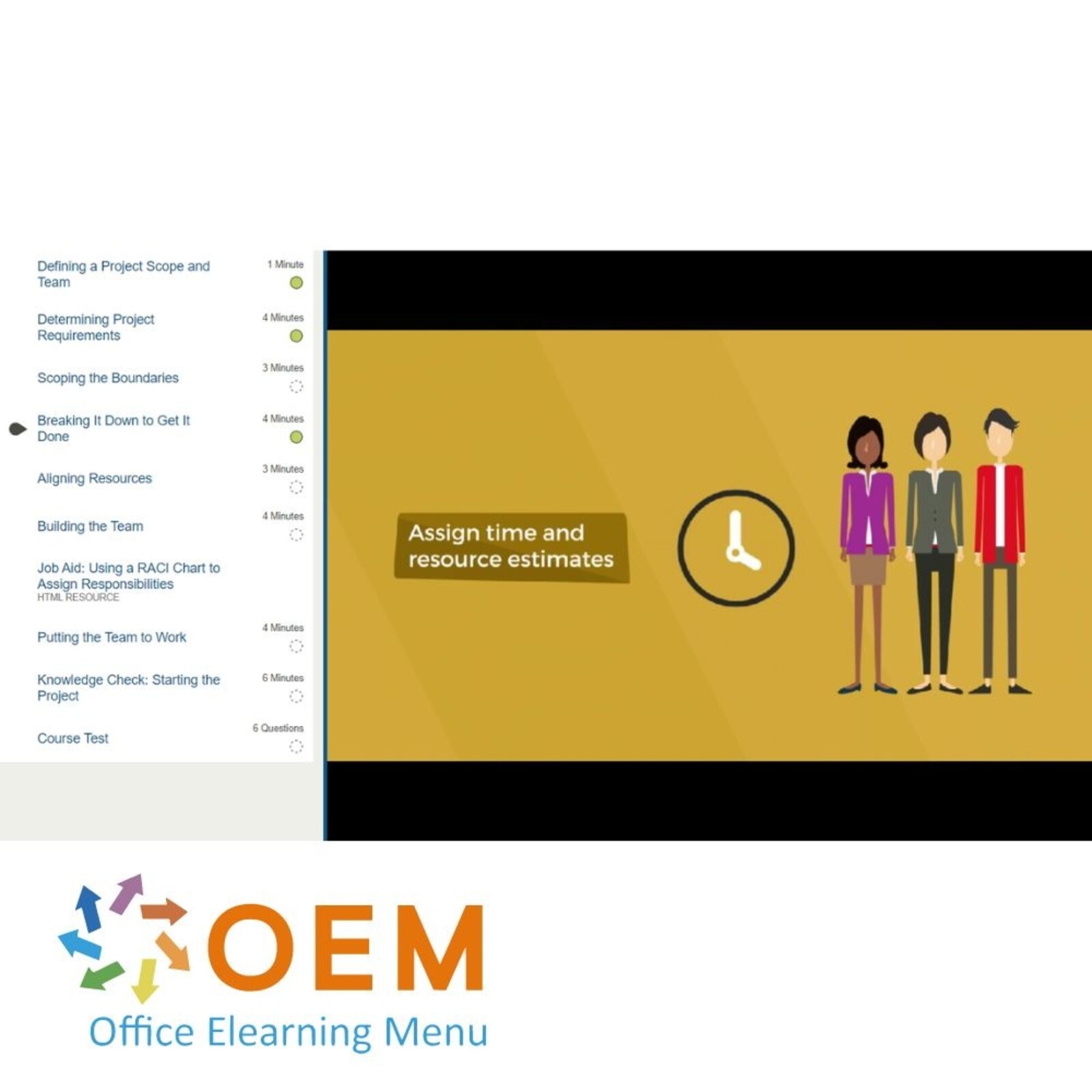Project Management Basics E-Learning Training - OEM