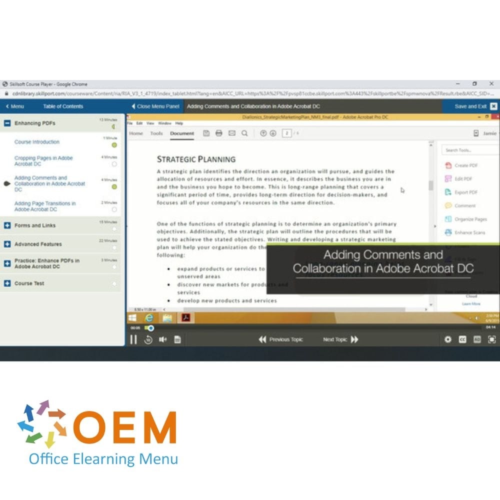 Adobe Acrobat DC Cursus E-Learning - OEM ICT Trainingen & Advies