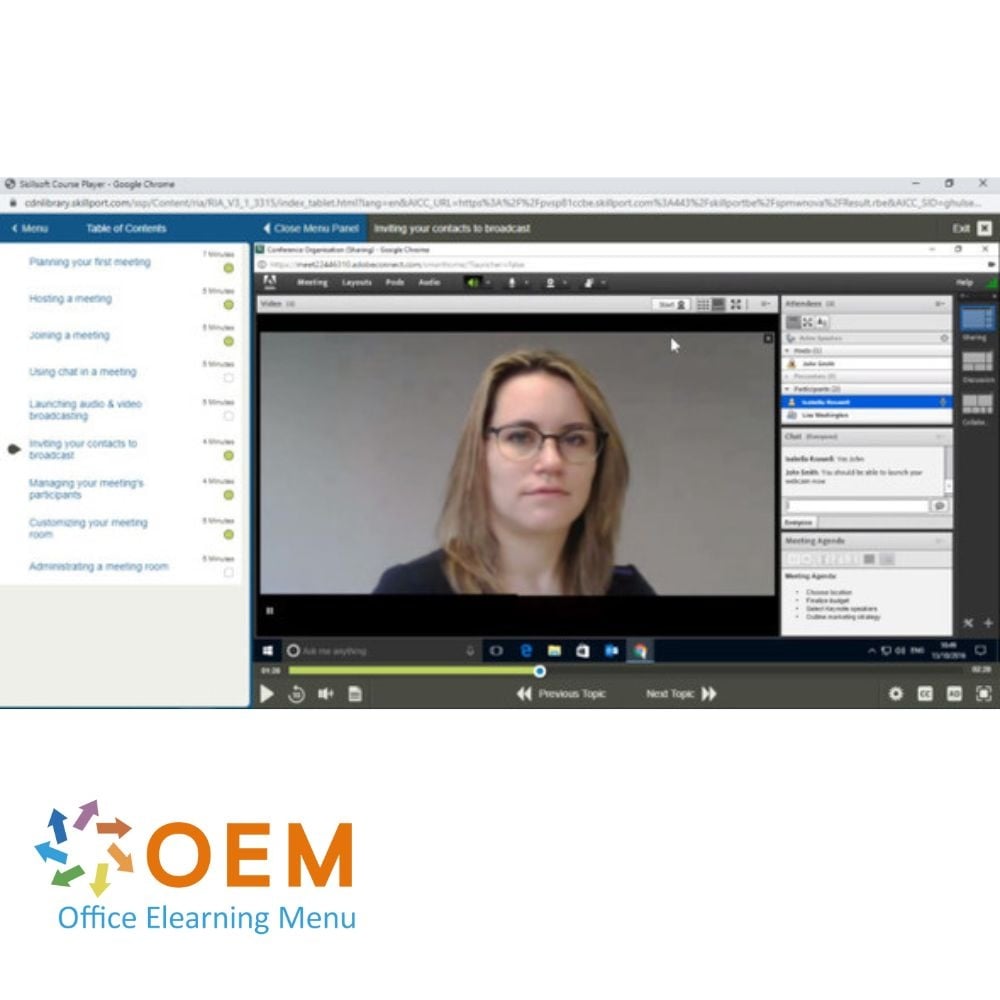 Adobe Connect Meetings Course E-Learning - OEM ICT Training & Advice