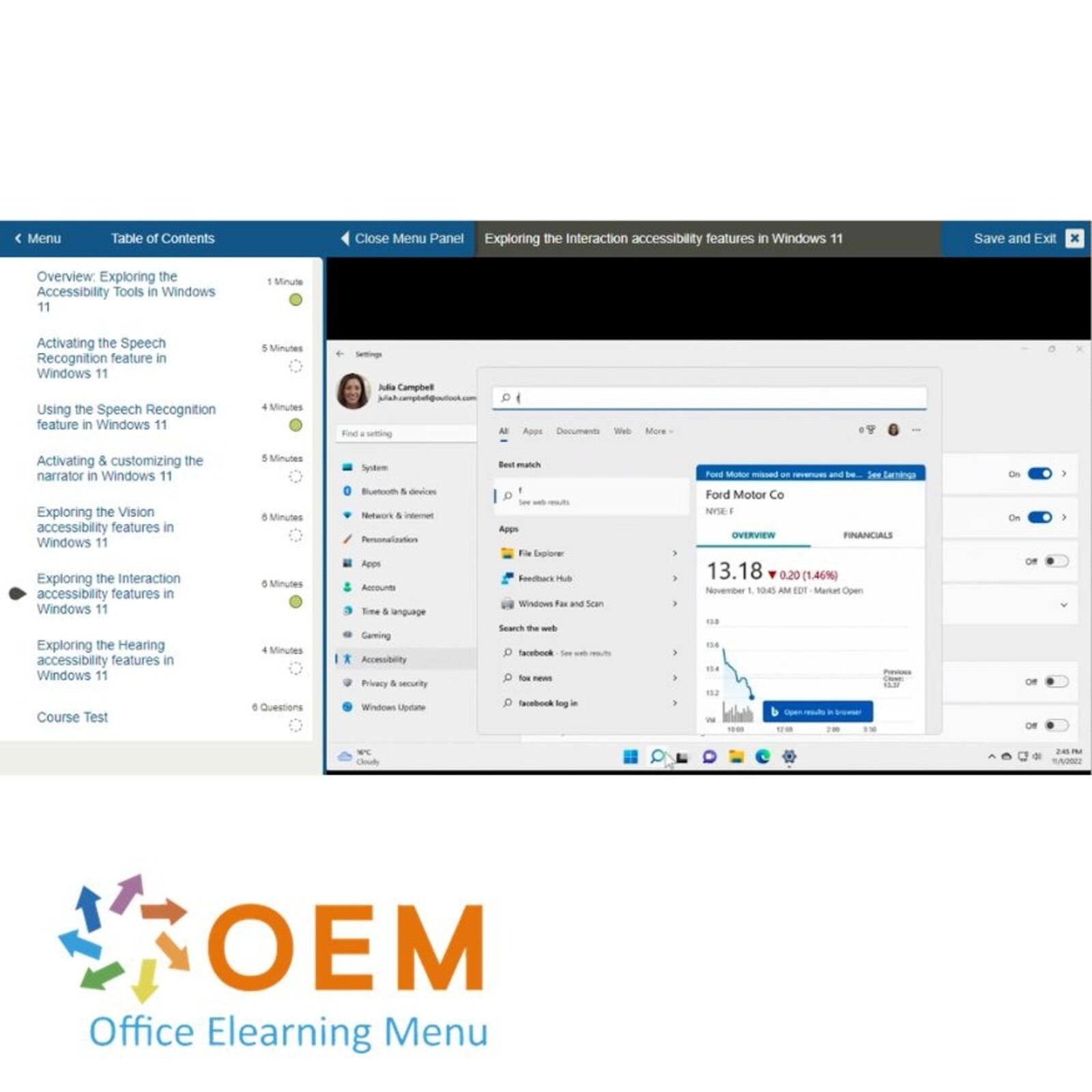 Windows 11 E-Learning Training Online - OEM