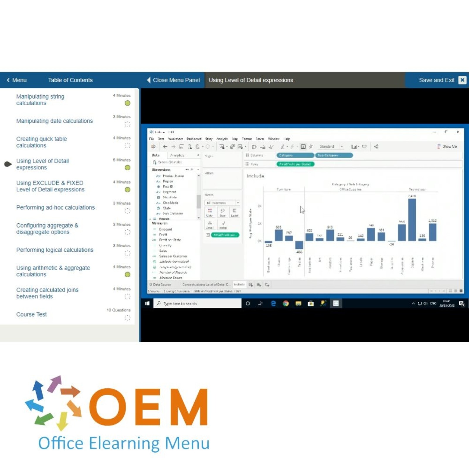 Tableau Desktop Training - OEM