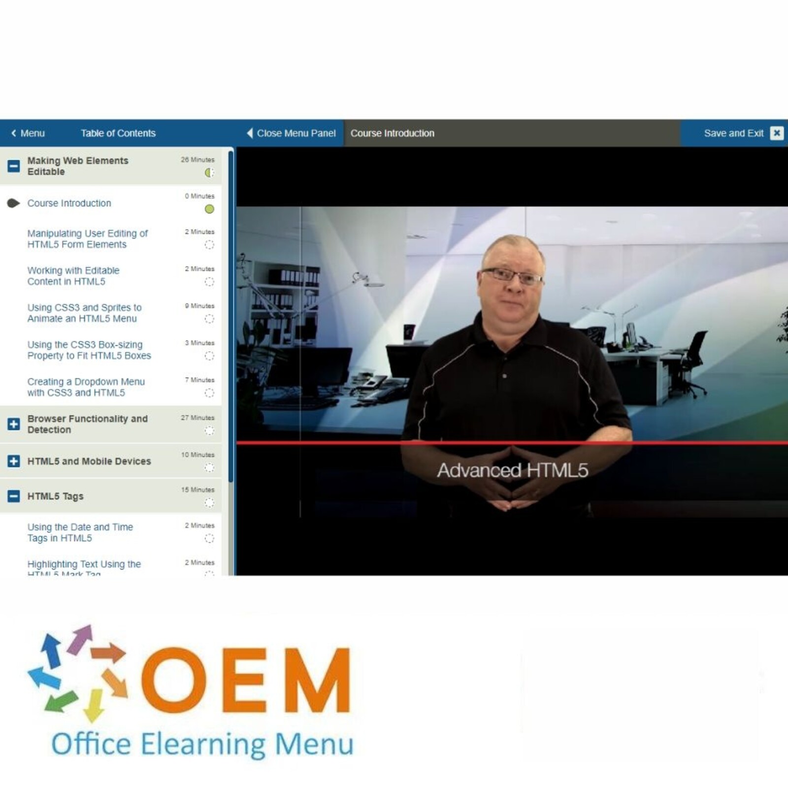 Introduction to HTML5 Training - OEM