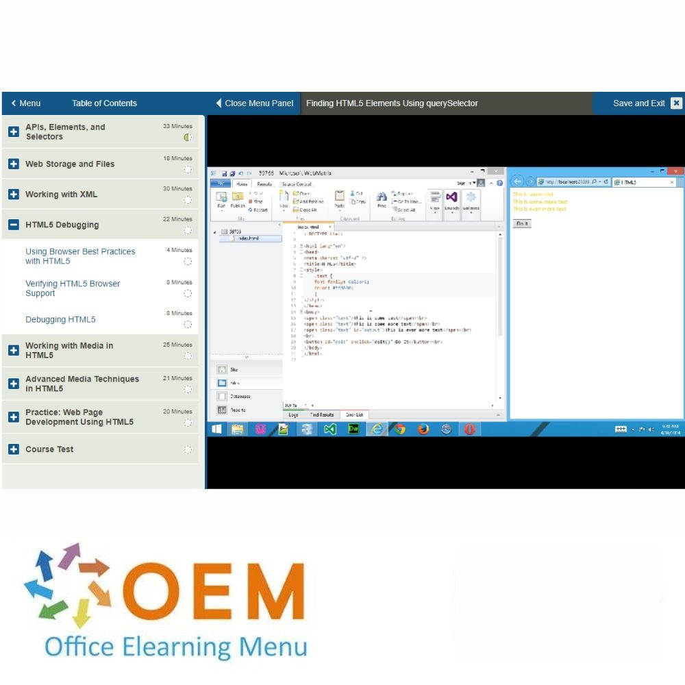 Introduction to HTML5 Training - OEM ICT Trainingen & Advies
