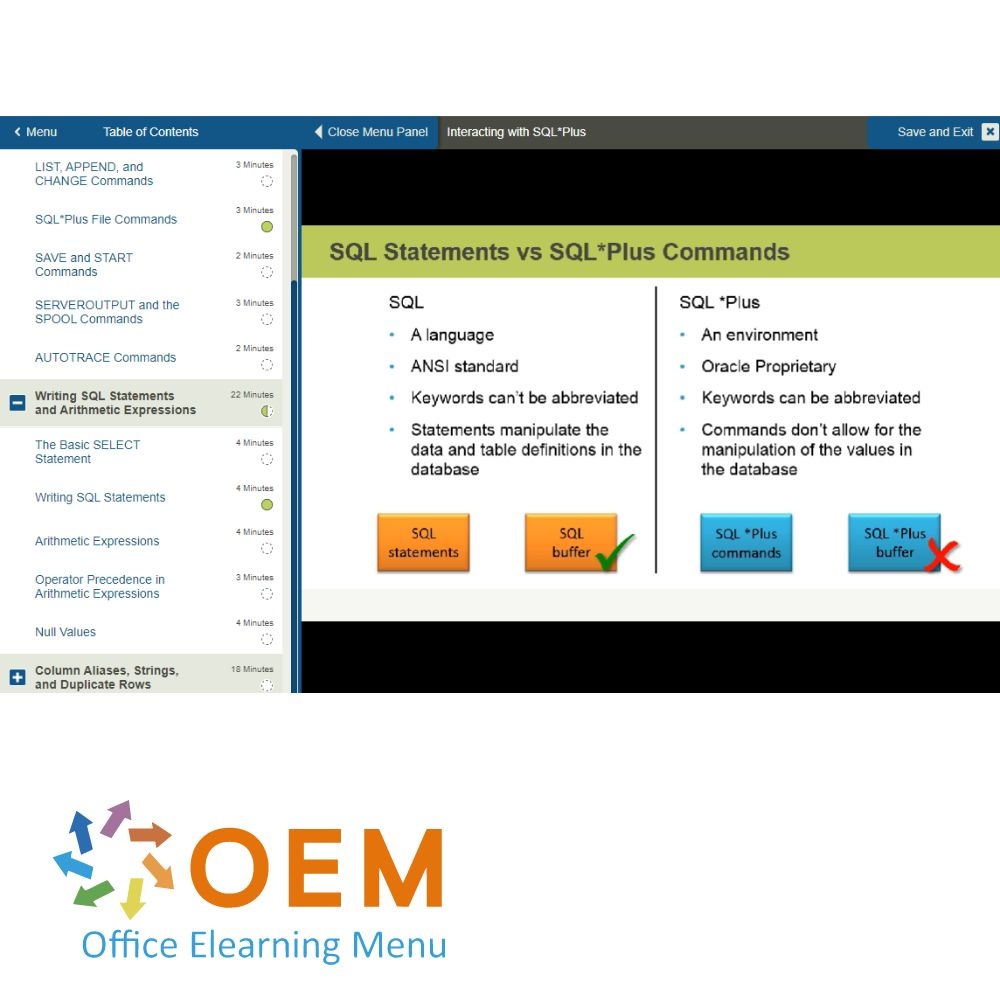 Oracle Database 12c SQL exam 1Z0-061 Training - OEM ICT Trainingen & Advies