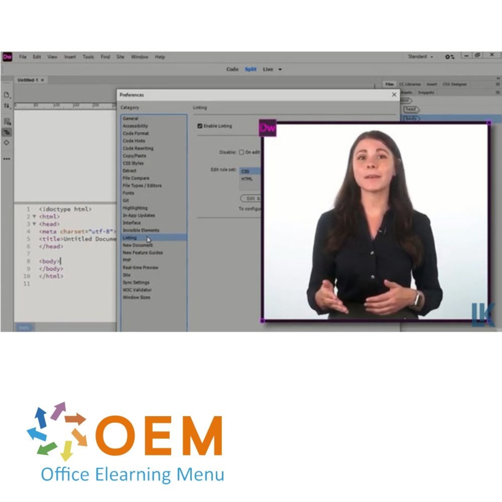 Adobe Dreamweaver CC 2021 Course E-Learning - OEM