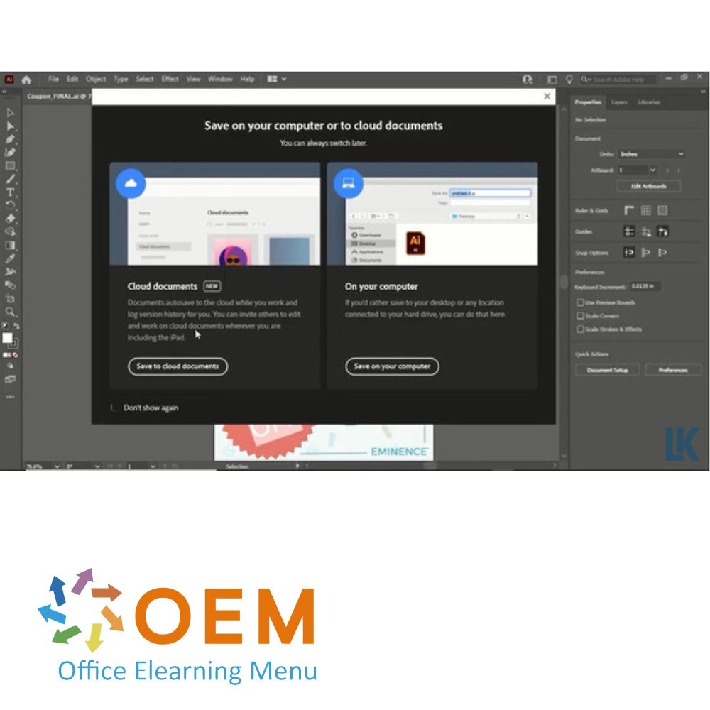 Adobe Illustrator CC 2021 Cursus E-Learning - OEM ICT Trainingen & Advies