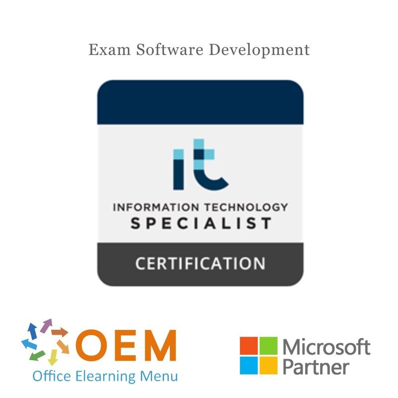 IT Specialist Examen Softwareontwikkeling - Test Center Certiport - OEM