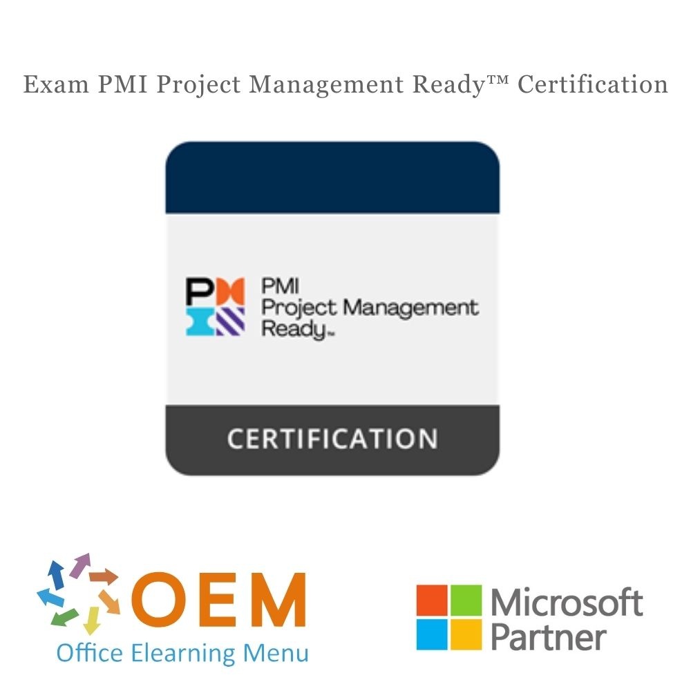 Exam PMI Project Management Ready™ Certification Pearson Vue Certiport - OEM