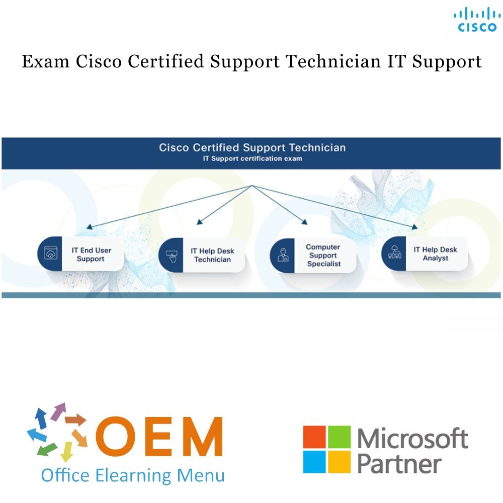 Exam Cisco Certified Support Technician IT Support - Pearson Vue - OEM ...