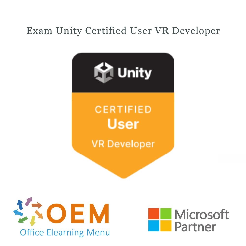 Examen Unity Certified User VR Developer - Test Center Certiport - OEM