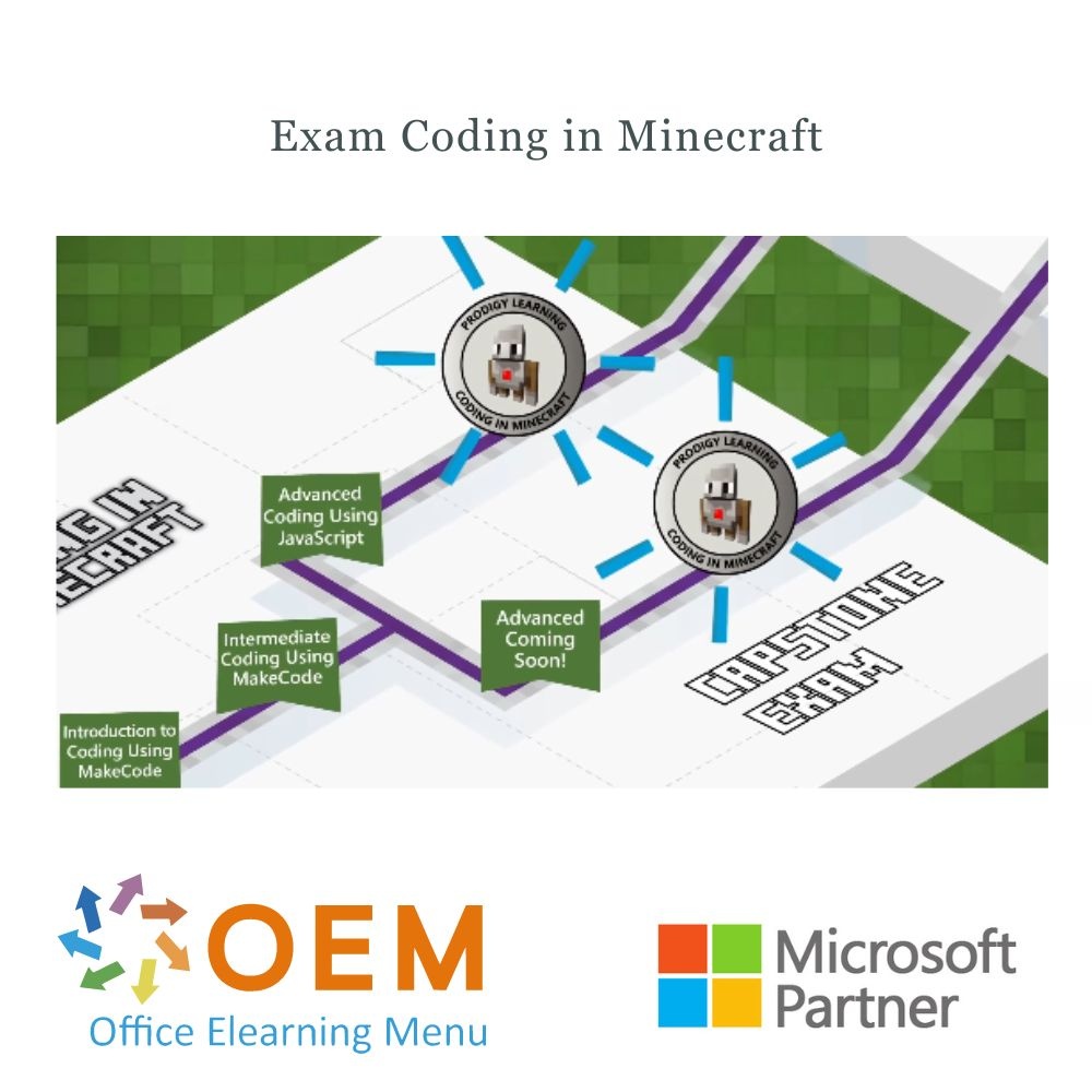 Examen Coding in Minecraft bij Test Center Pearson Vue & Certiport ...
